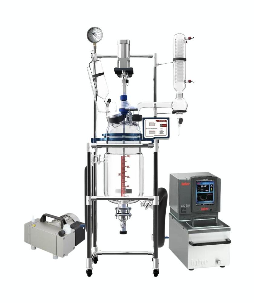 Decarboxylation Package - Ai 10L Single/Dual Glass Reactor with Pump