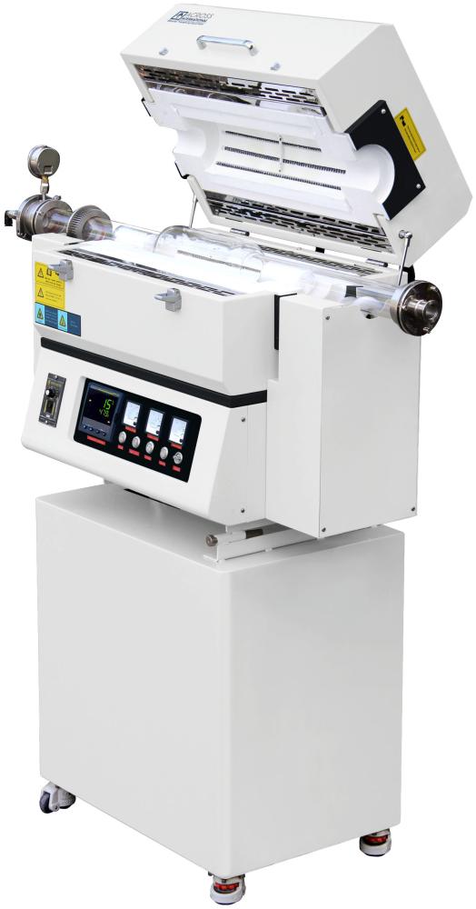 1200C 1-3 Zone Rotary & Tilting Top-Open Tube Furnace