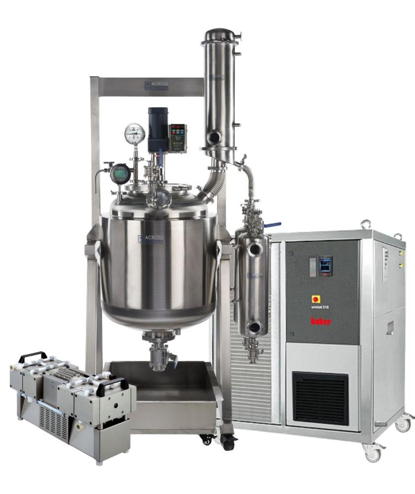 Crystallization Package - 100L 316L SST Dual-Jacketed Reactor With Pump