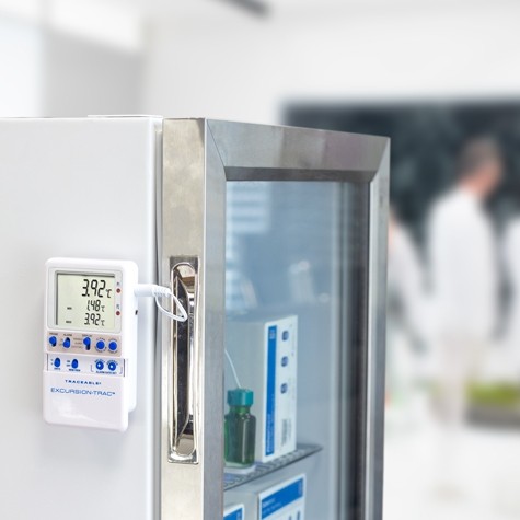 Traceable® Excursion-Trac™ Data Logging Refrigerator/Freezer Thermometer, 2 bottle probe