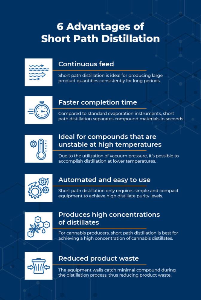 Short Path Distillation Setup