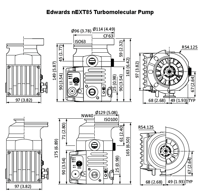 Edwards nEXT85 Turbo Pump Package
